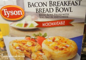 Tyson Bacon Breakfast Bread Bowls - Mommy Hates Cooking