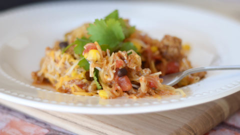 Spaghetti Squash Taco Skillet Recipe - Mommy Hates Cooking