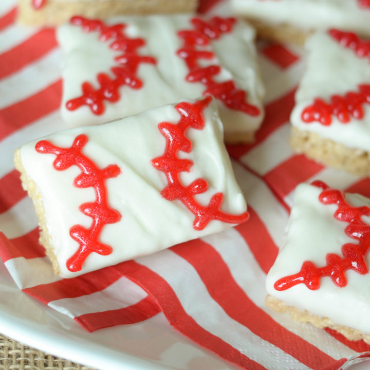Baseball Rice Krispies Treats® - Mommy Hates Cooking