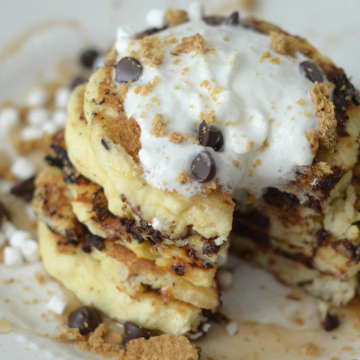 S'mores Pancakes - Mommy Hates Cooking