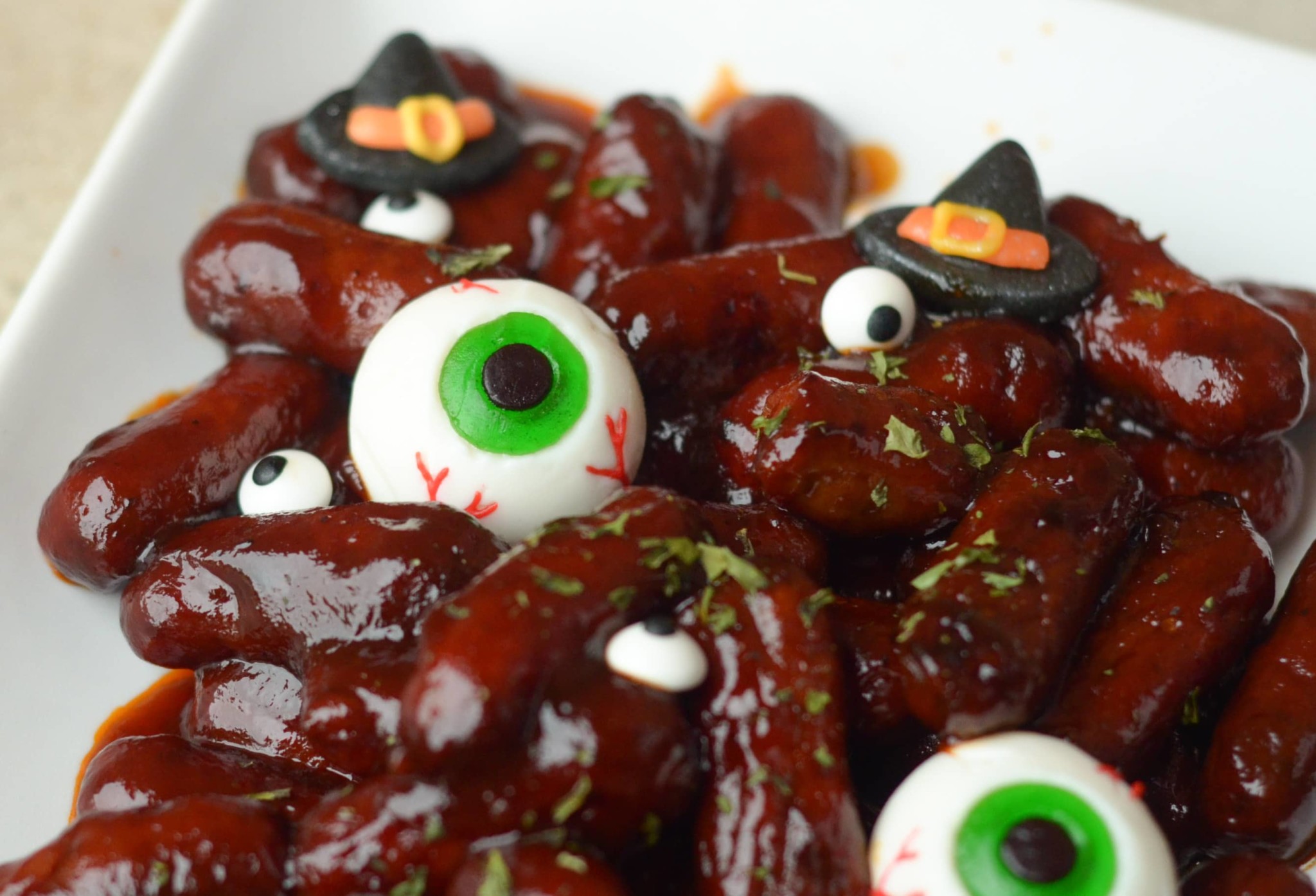Creepy Corn Dogs & Spooky Brains - Mommy Hates Cooking