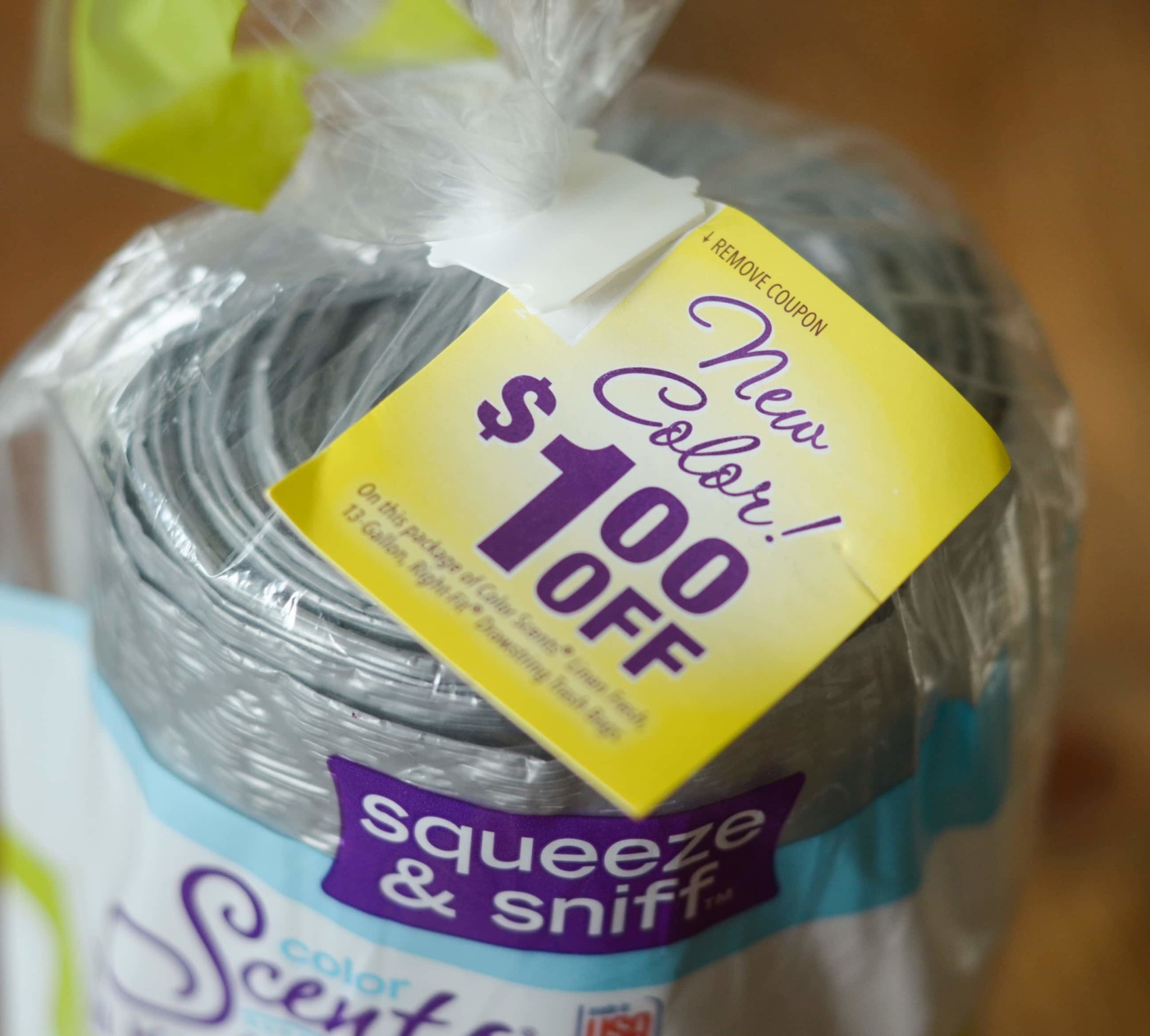 Trash Bag Storage Hack with Color Scents - Mommy Hates Cooking