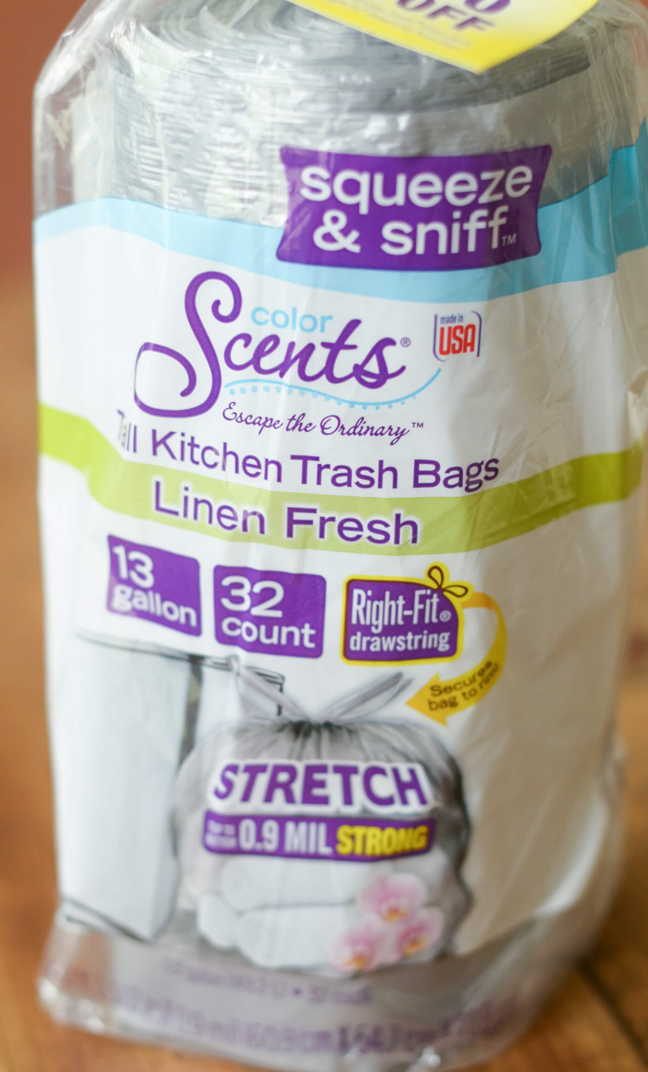 Trash Bag Storage Hack with Color Scents - Mommy Hates Cooking