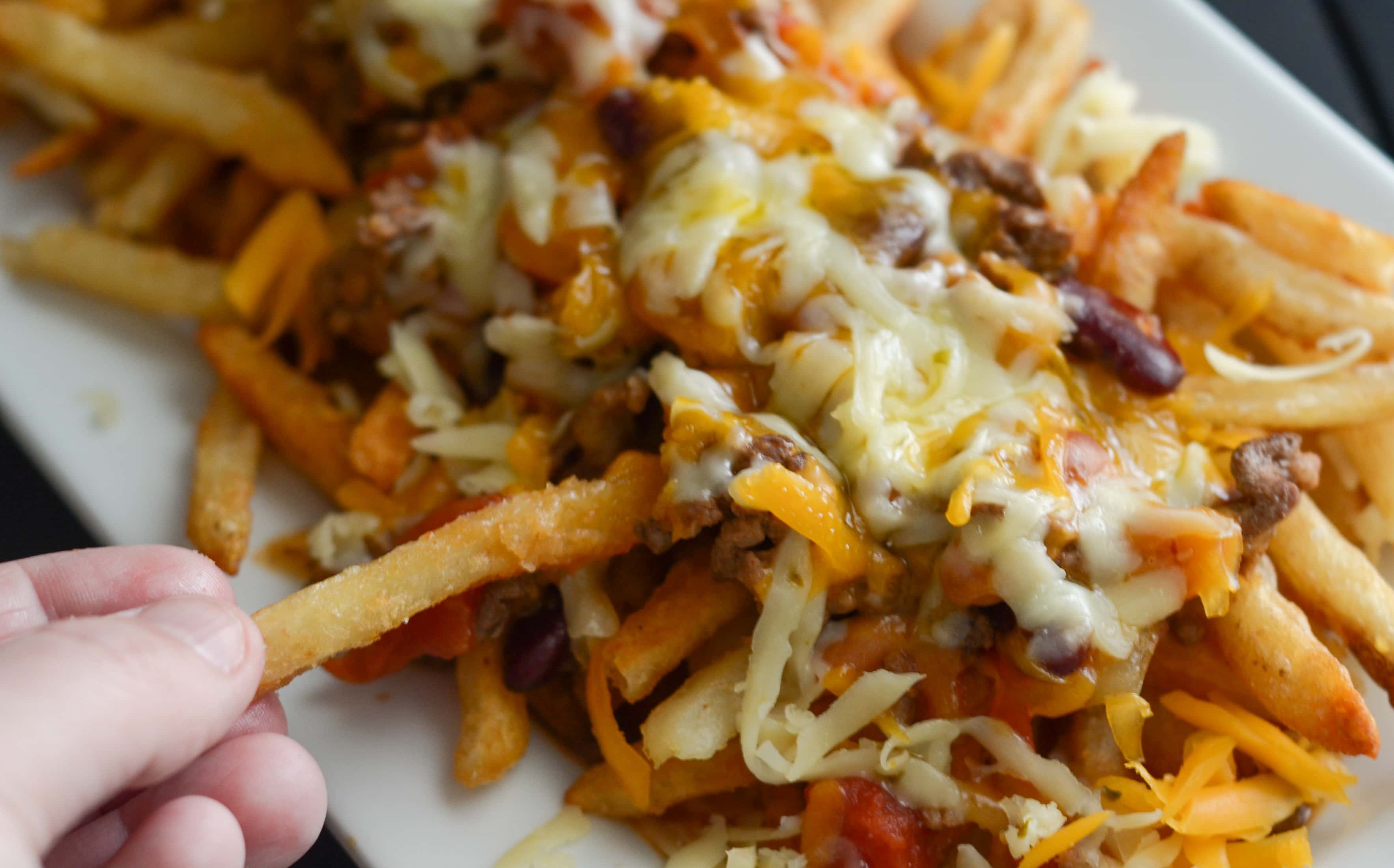 Nacho Chili Cheese Fries - Mommy Hates Cooking