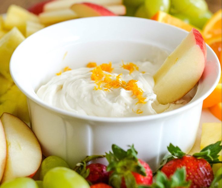 Quick and Easy Cream Cheese Fruit Dip - Mommy Hates Cooking