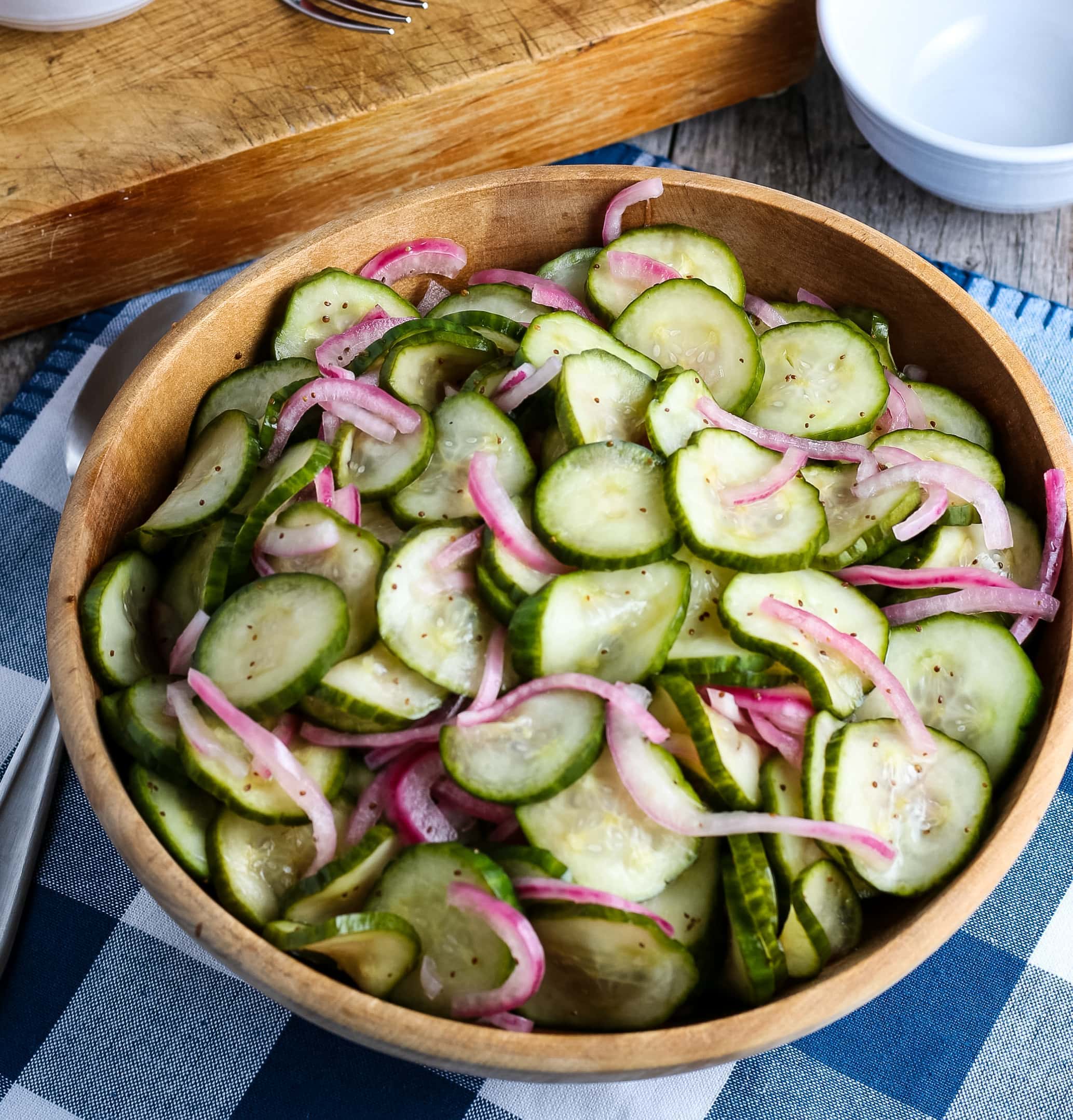 Easy Cucumber Salad - Mommy Hates Cooking