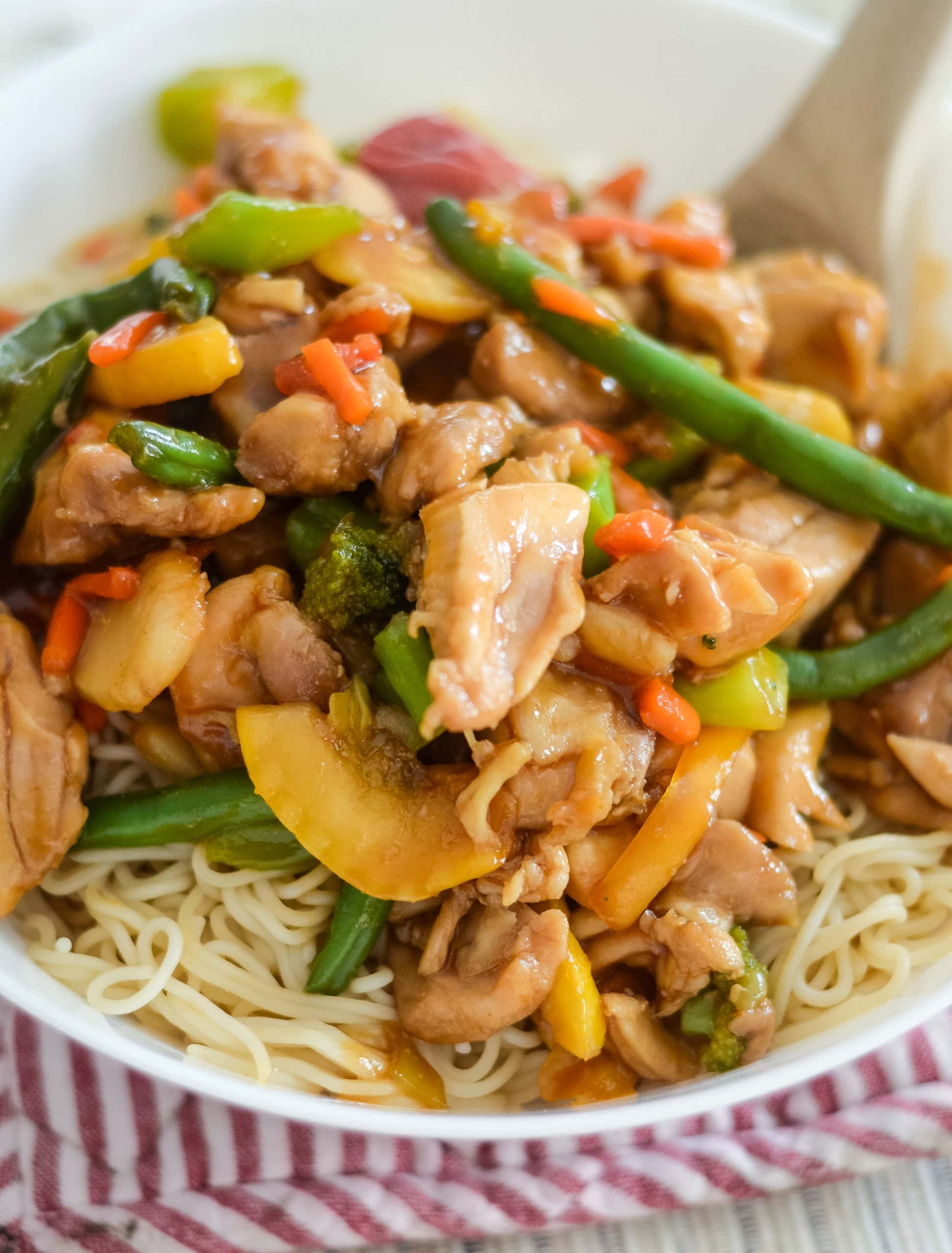 Ninja Foodi Chicken Stir Fry (Gluten-Free) - Mommy Hates Cooking