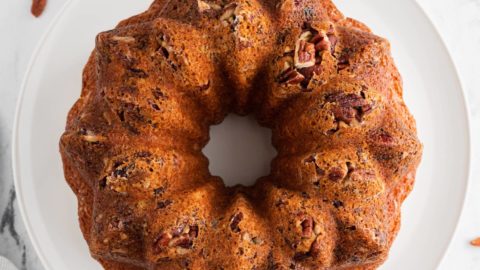 Pecan Rum Cake - Mommy Hates Cooking