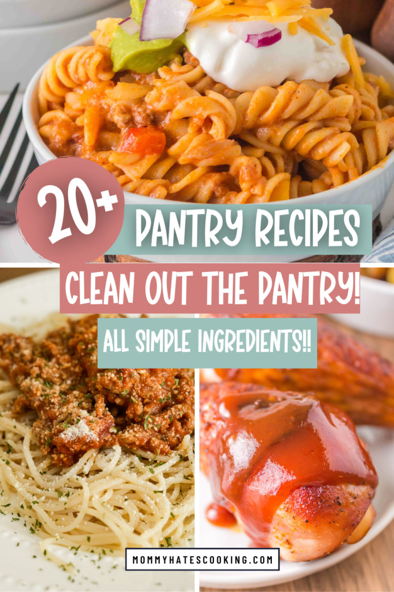 20+ Easy Meals with Pantry Staples - Mommy Hates Cooking