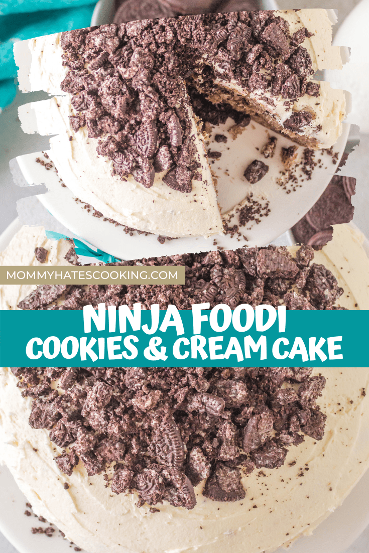Ninja Foodi Cookies and Cream Cake - Mommy Hates Cooking