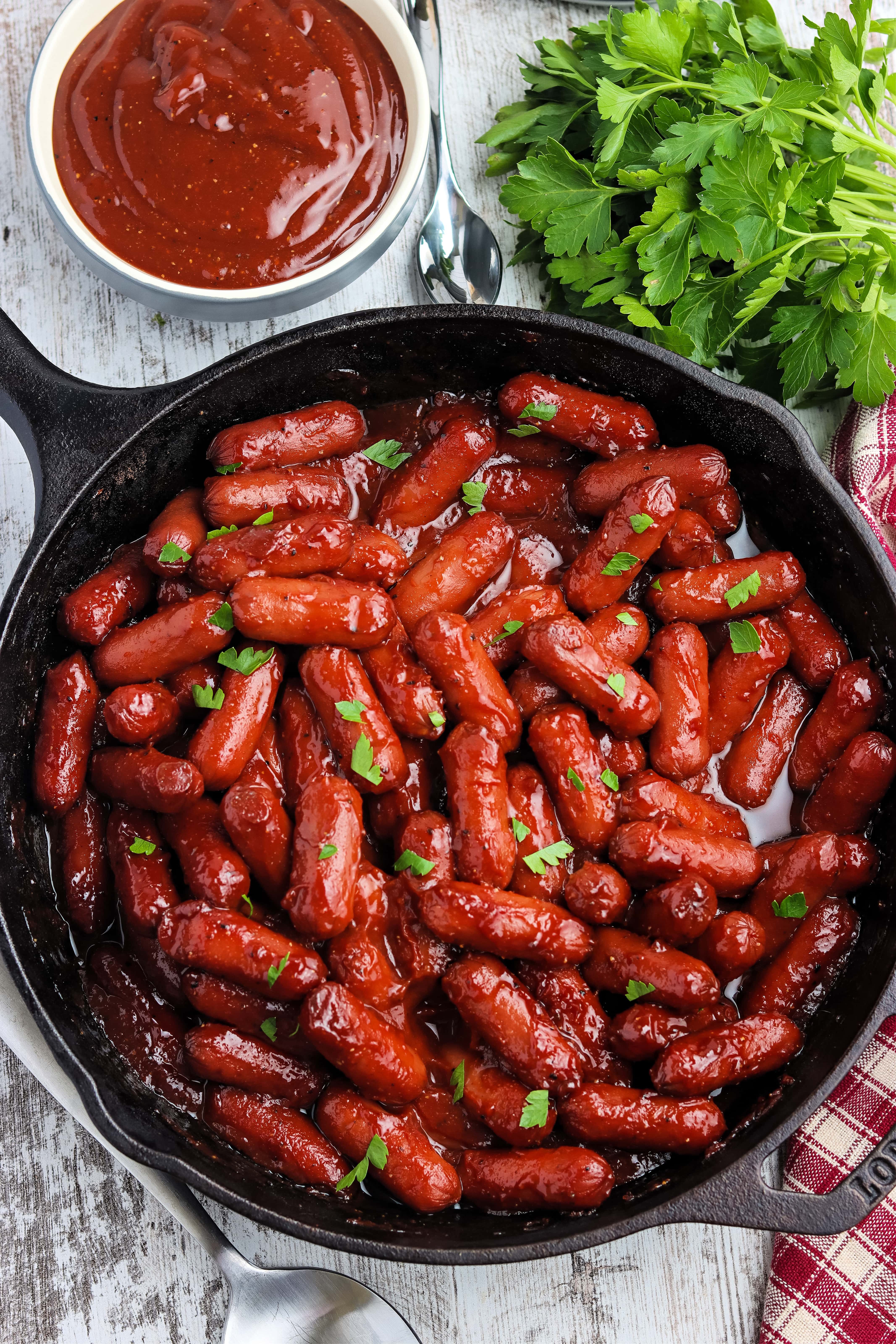 Pellet Grill Smoked Little Smokies - Mommy Hates Cooking