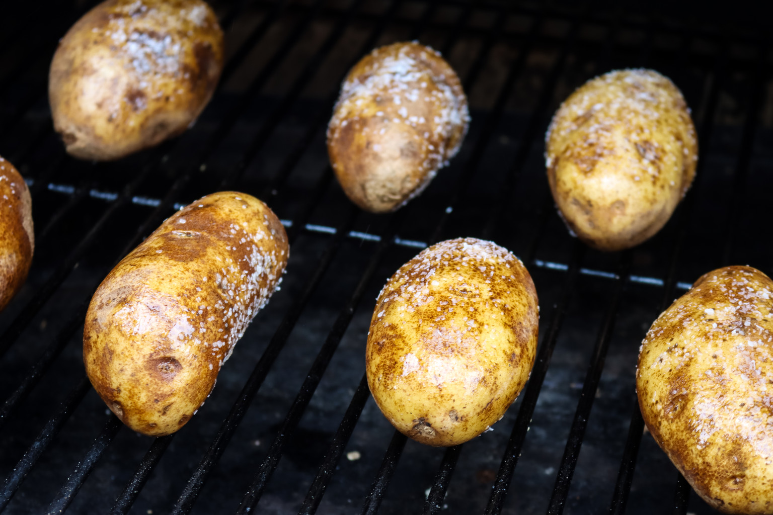 Pellet Grill Smoked Potato Skins - Mommy Hates Cooking