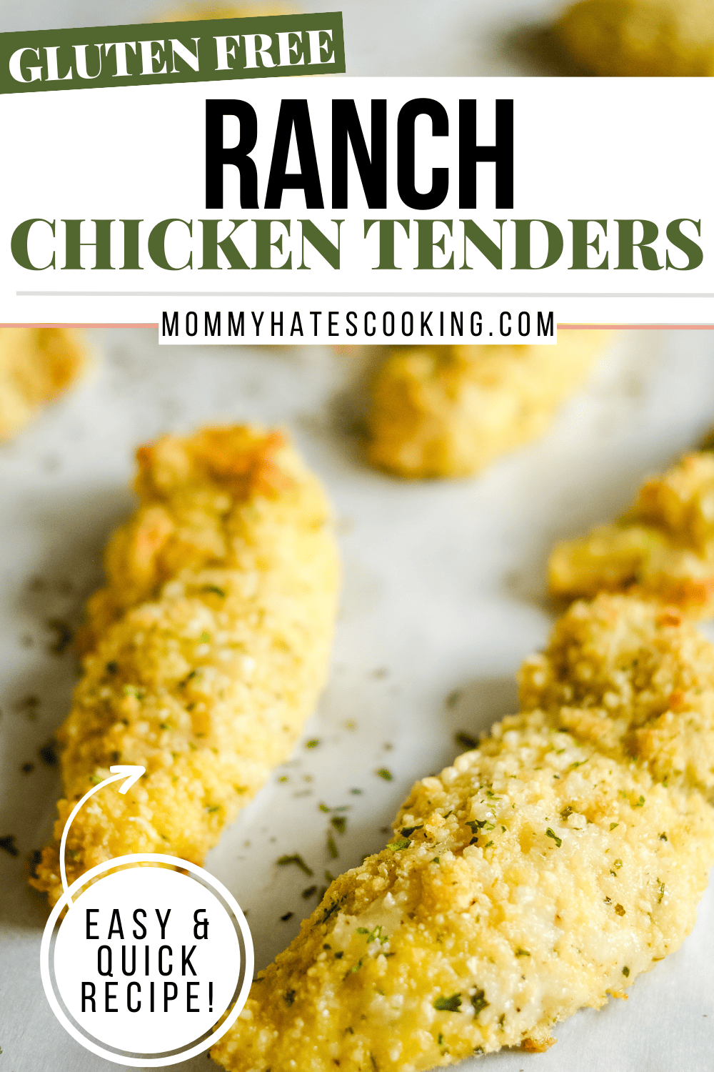 Ranch Breaded Chicken Tenders - Mommy Hates Cooking