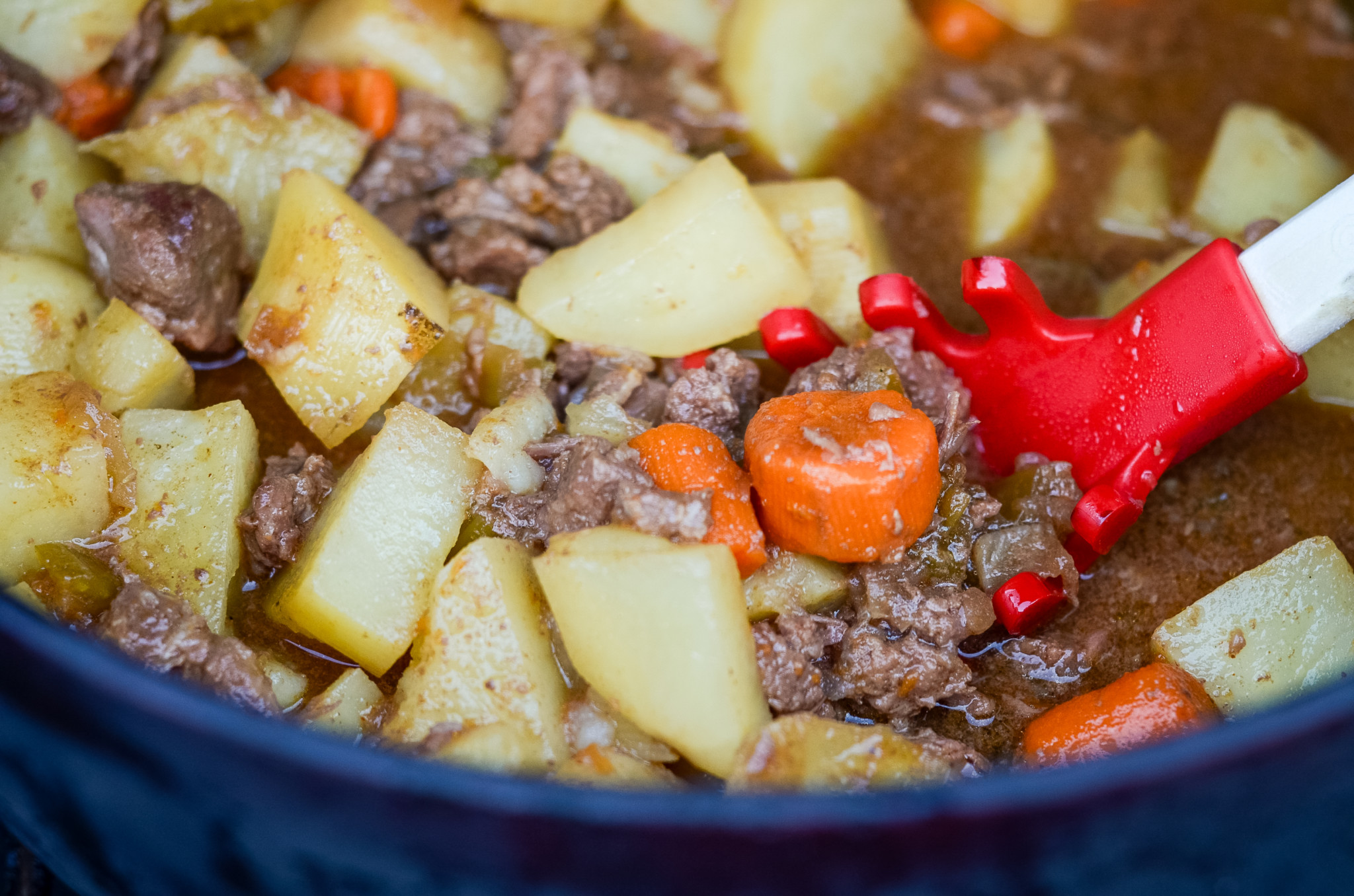 Smoked Beef Stew on the Pellet Grill - Mommy Hates Cooking