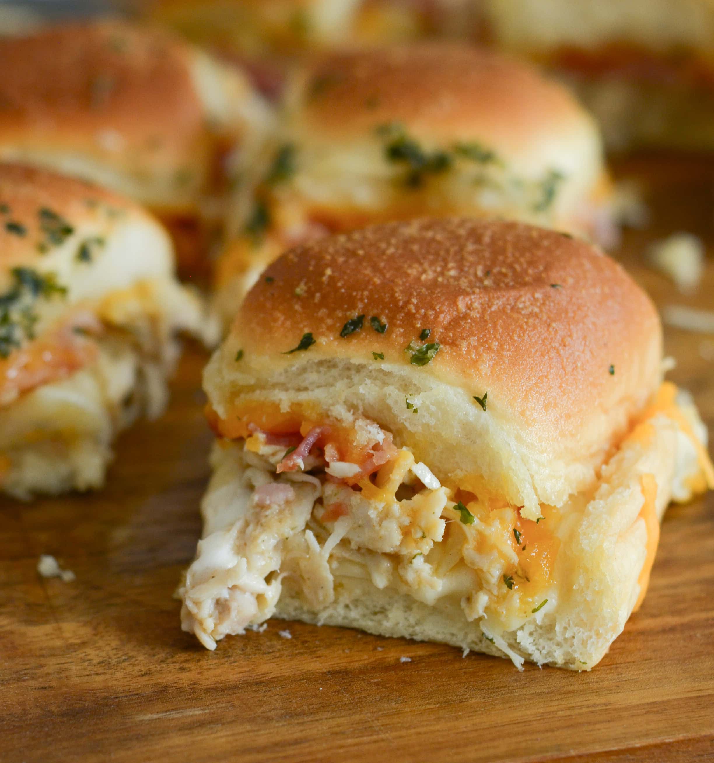 Easy Chicken Bacon Ranch Sliders - Mommy Hates Cooking