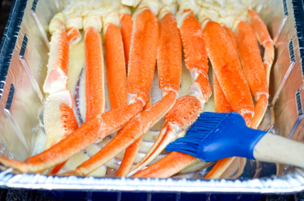 Pellet Grill Smoked Crab Legs - Mommy Hates Cooking