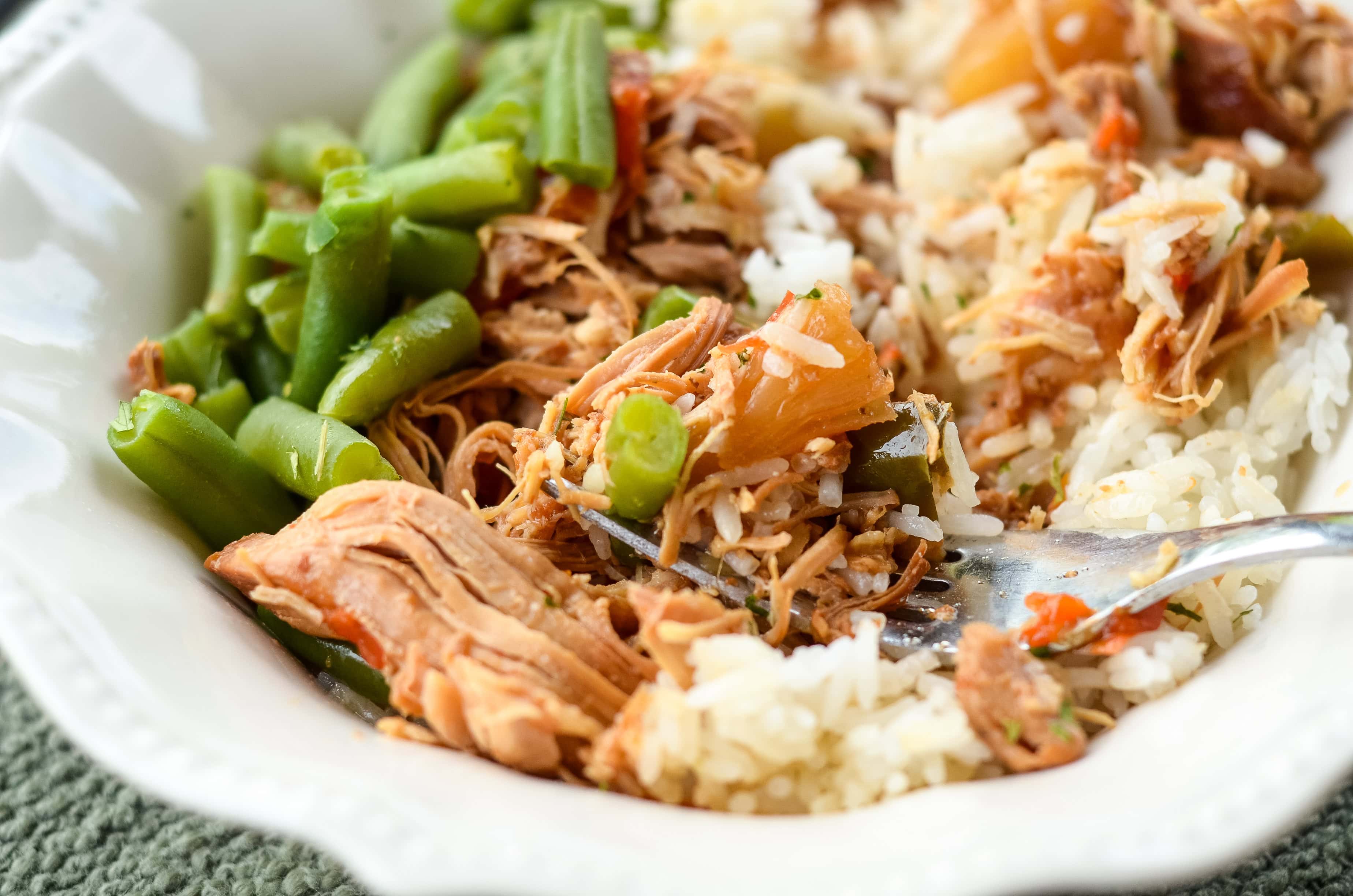 Dump and Go Slow Cooker Hawaiian Chicken Freezer Meal - Mommy Hates Cooking