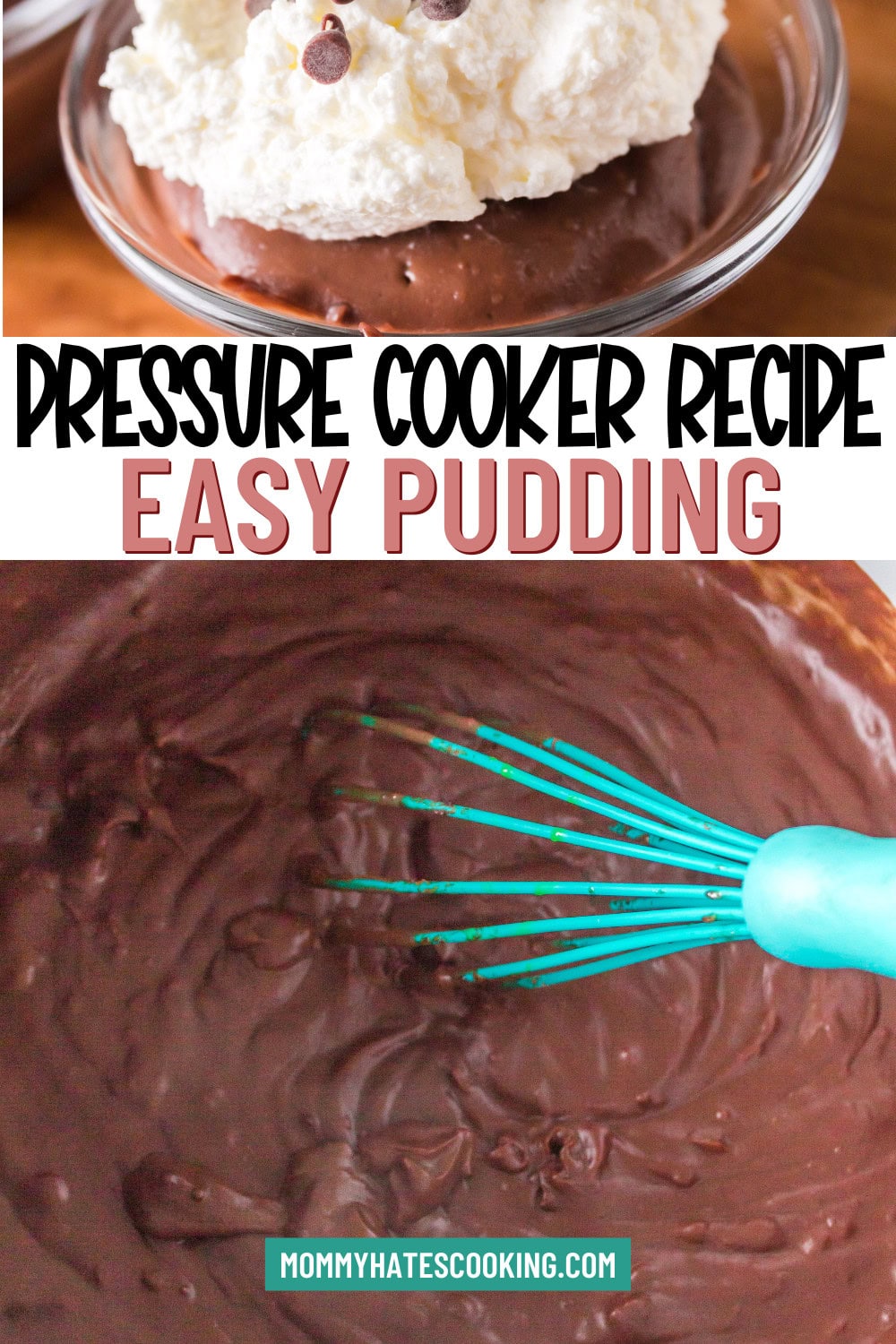 Pressure Cooker Chocolate Pudding Recipe - Mommy Hates Cooking